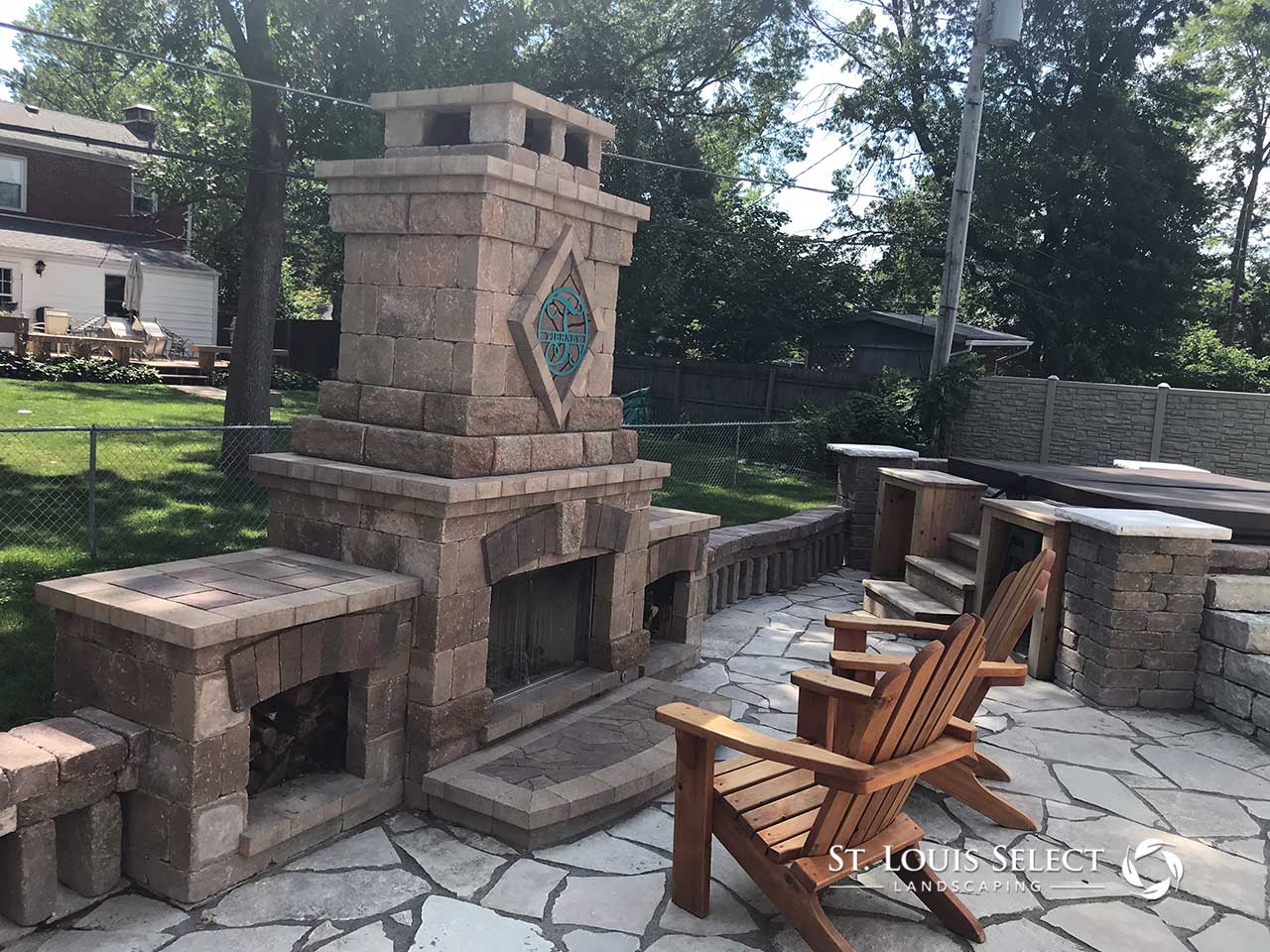 Outdoor Fireplaces - St. Louis Select Landscaping